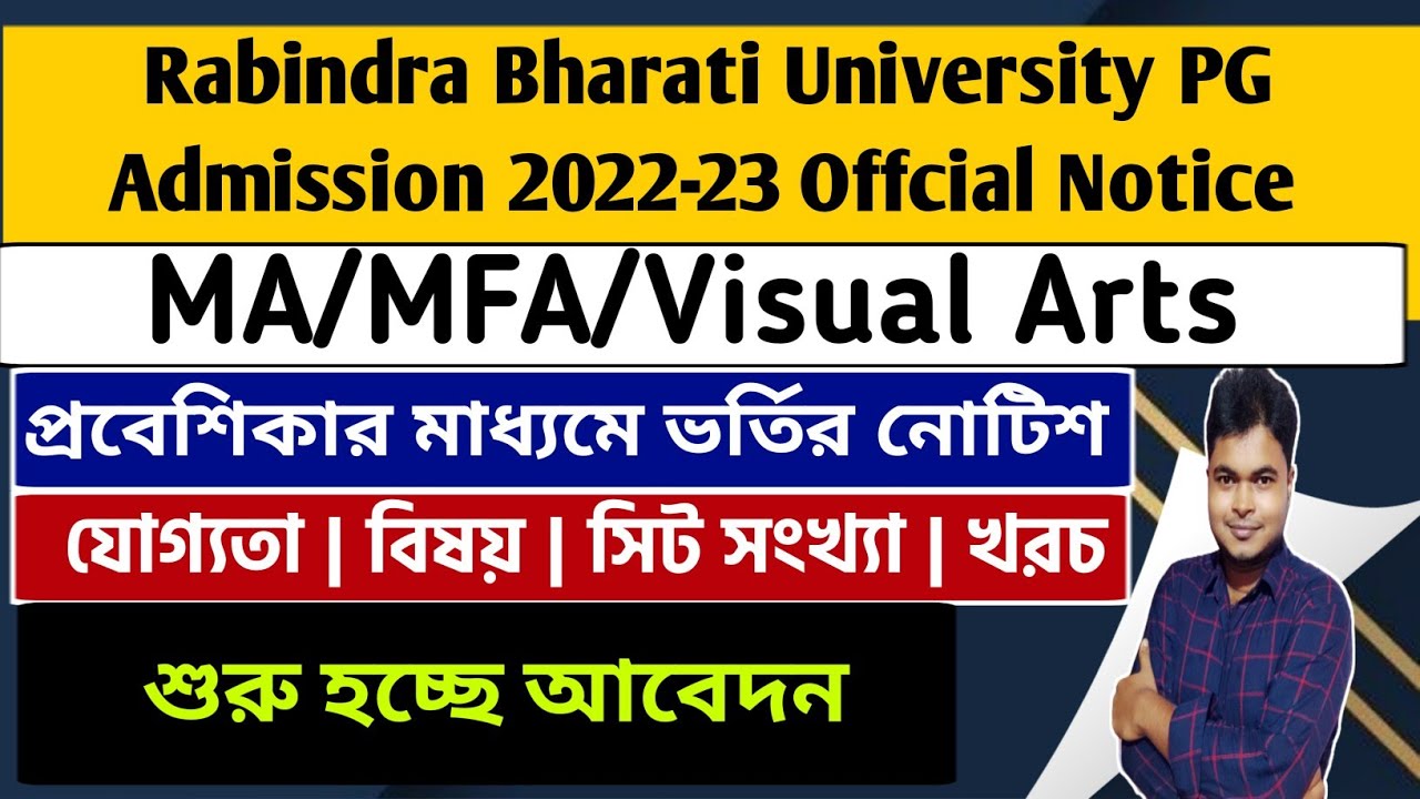 Rabindra Bharati University PG Admission 2022-23 Official Entrance: RBU ...