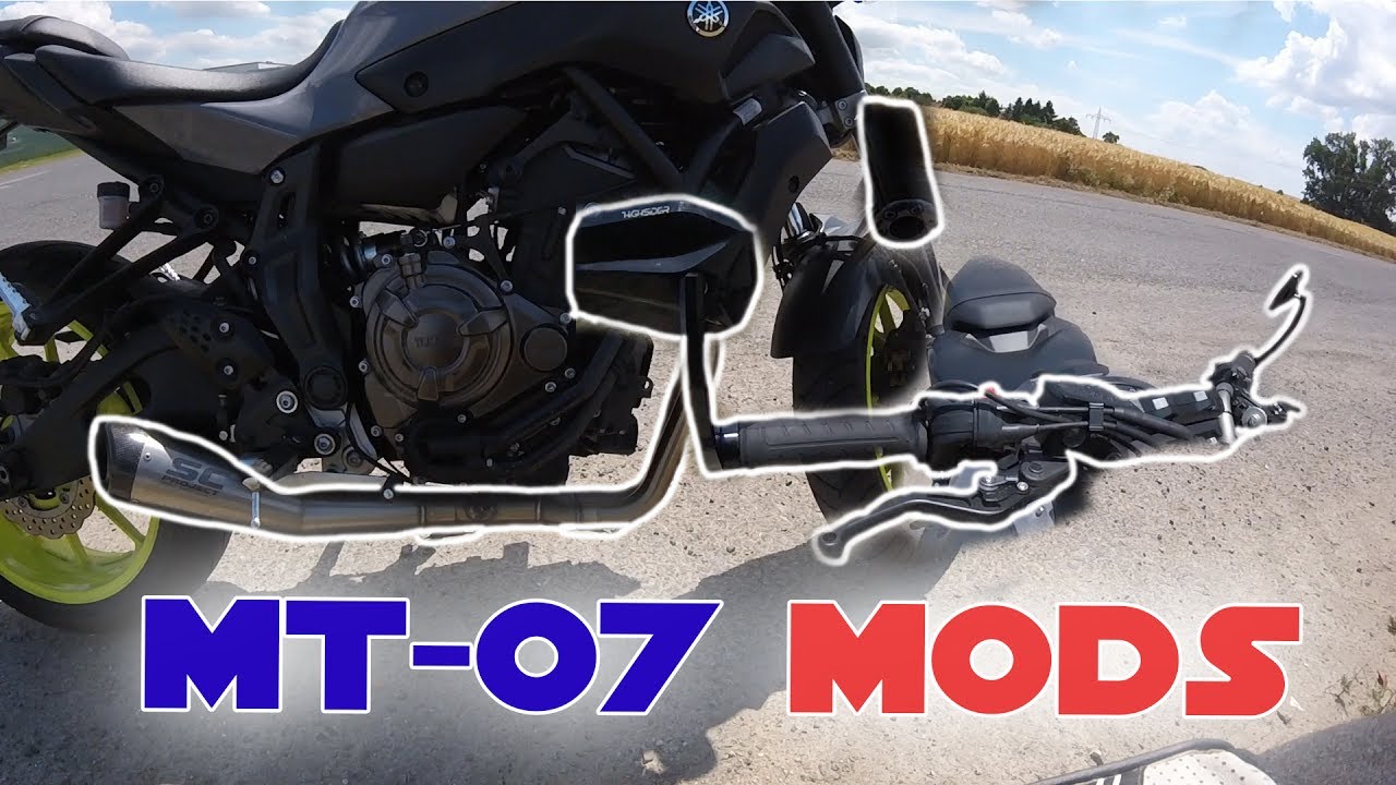 Yamaha MT-07 Modifikationen || MotoMünster - YouTube
