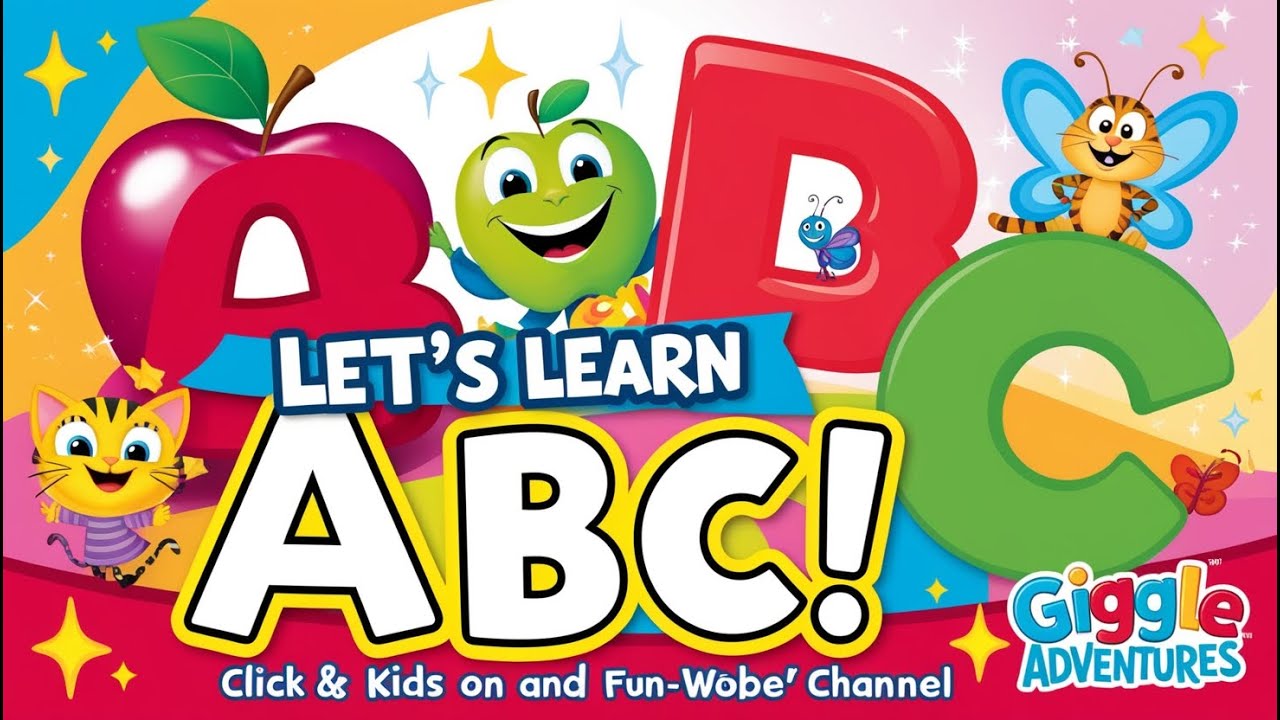 "ABC Song for Kids | Fun Alphabet Rhyme with Colorful Cartoons | Giggle ...