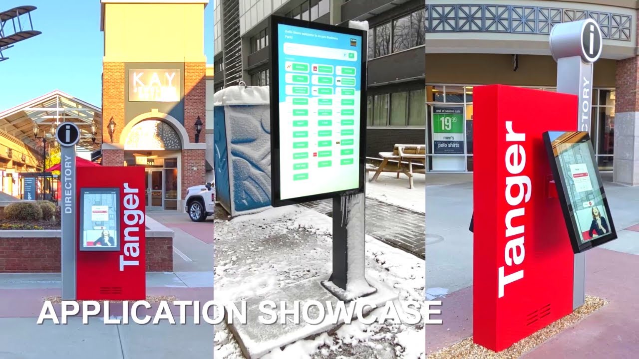 Amazing Outdoor IP65 and IP66 Digital Signage Displays - YouTube