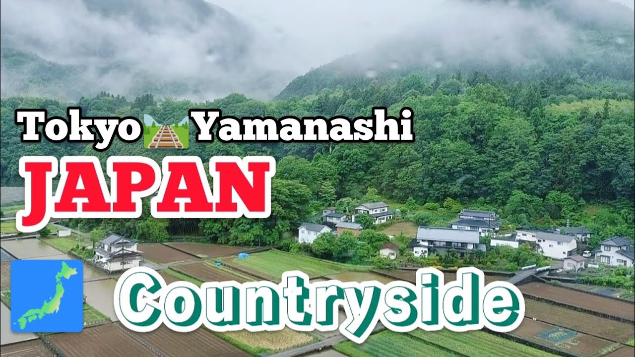 Japanese Countryside🇯🇵 | Tokyo to Yamanashi Train Ride [Life in Japan ...