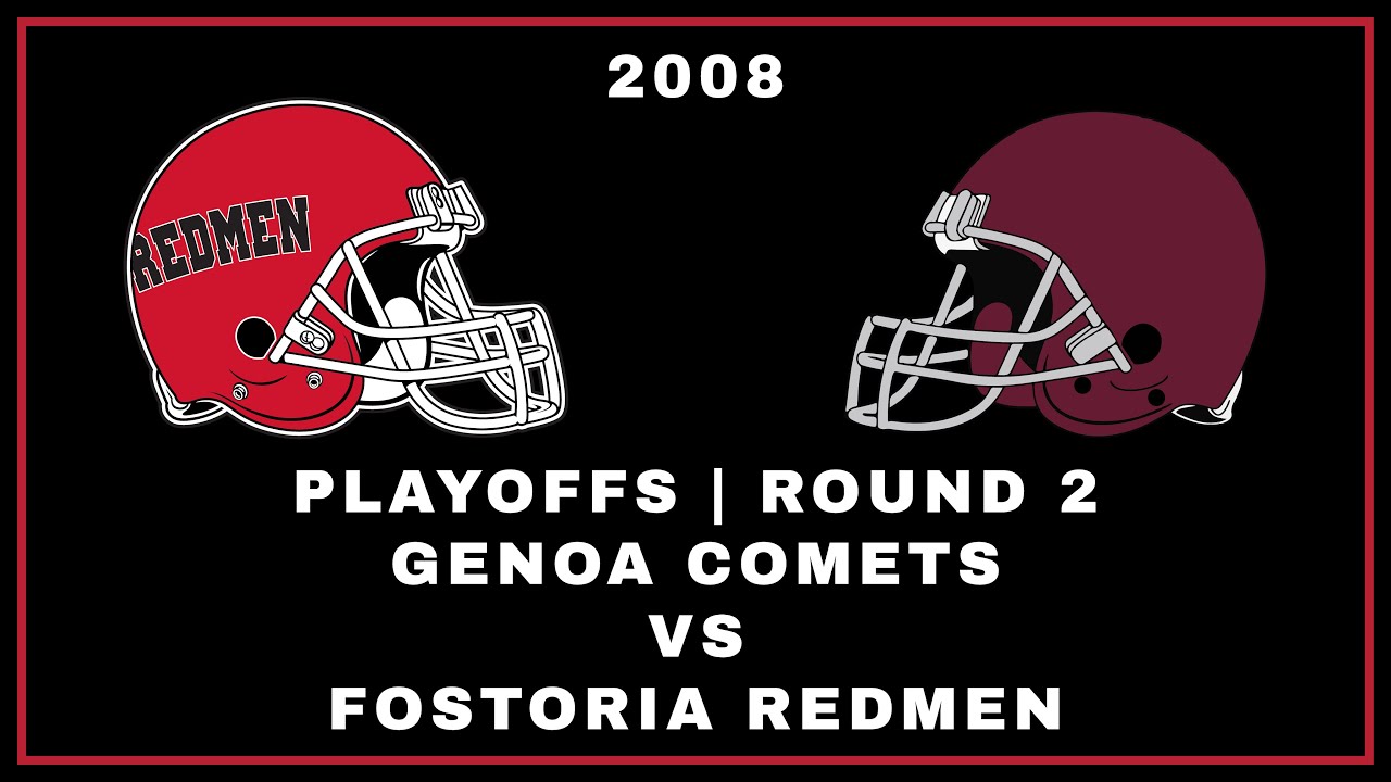 2008 | Game 12-Playoffs Round 2 | Genoa Comets vs Fostoria Redmen ...