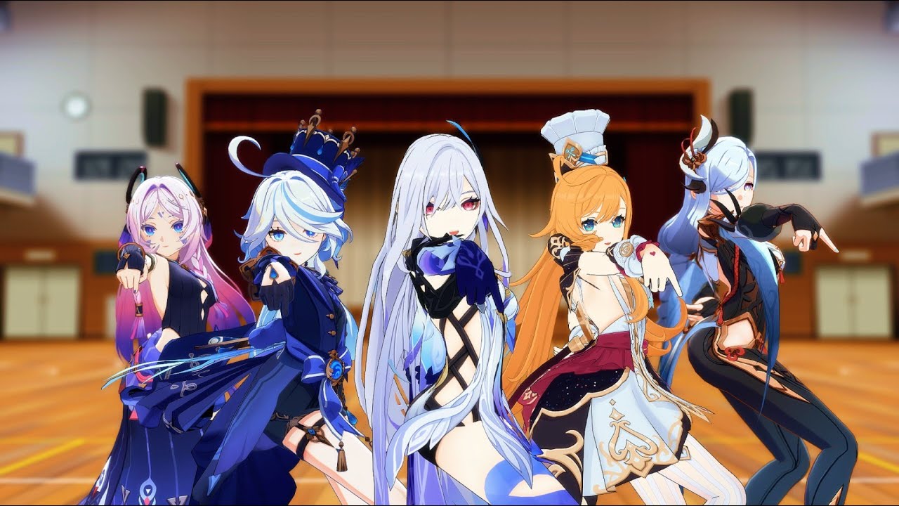 Skirk Team - Momoland Dance | Genshin Impact [MMD] - YouTube