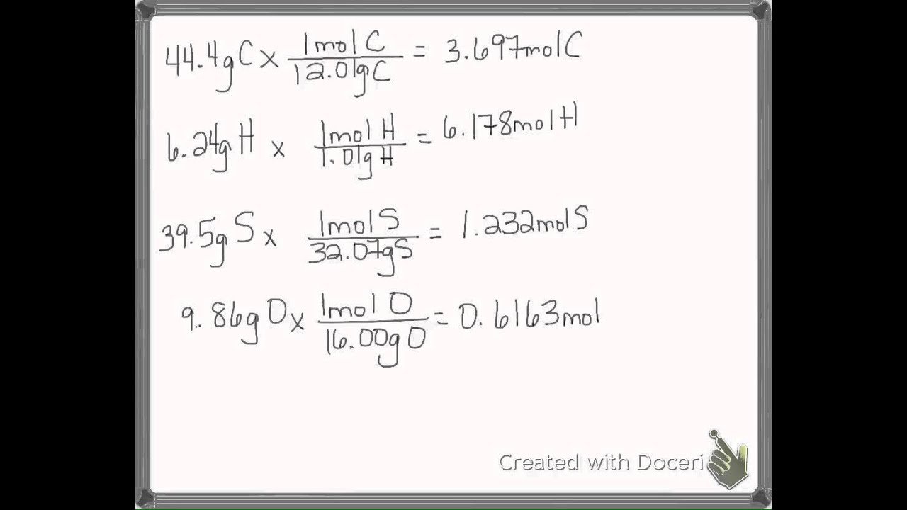 molecular formula of allicin - YouTube
