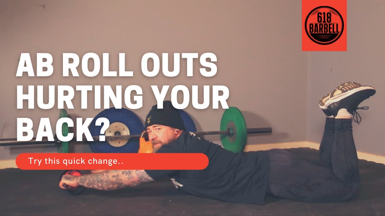 Ab roll outs - Avoid pain in the lower back. - YouTube