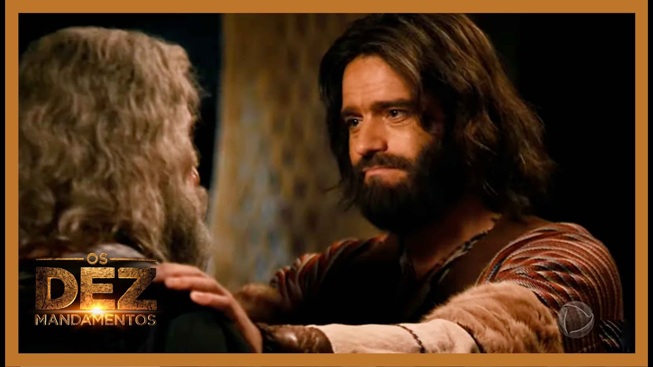 Moisés agradece pela amizade de Jetro e se despede | OS DEZ MANDAMENTOS ...