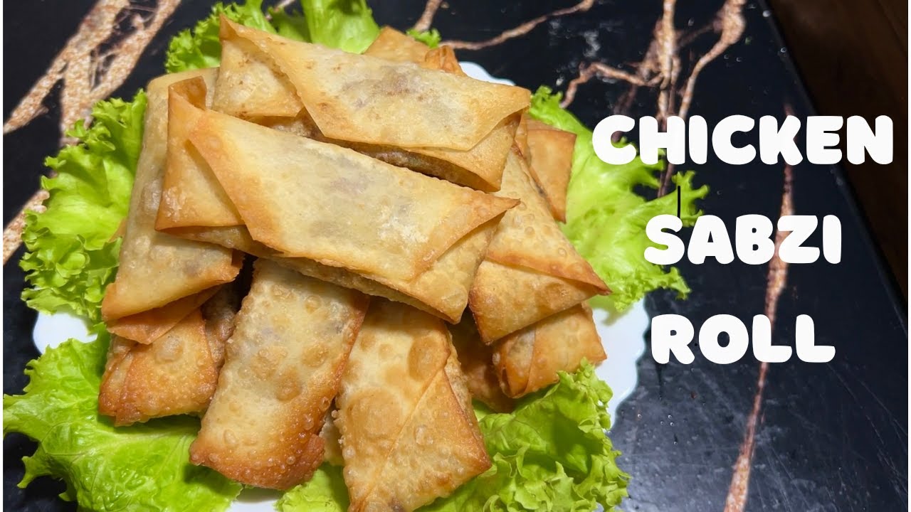 Chicken Sabzi Roll Recipe | Best Sabzi Roll Recipe | Homemade Sabzi ...