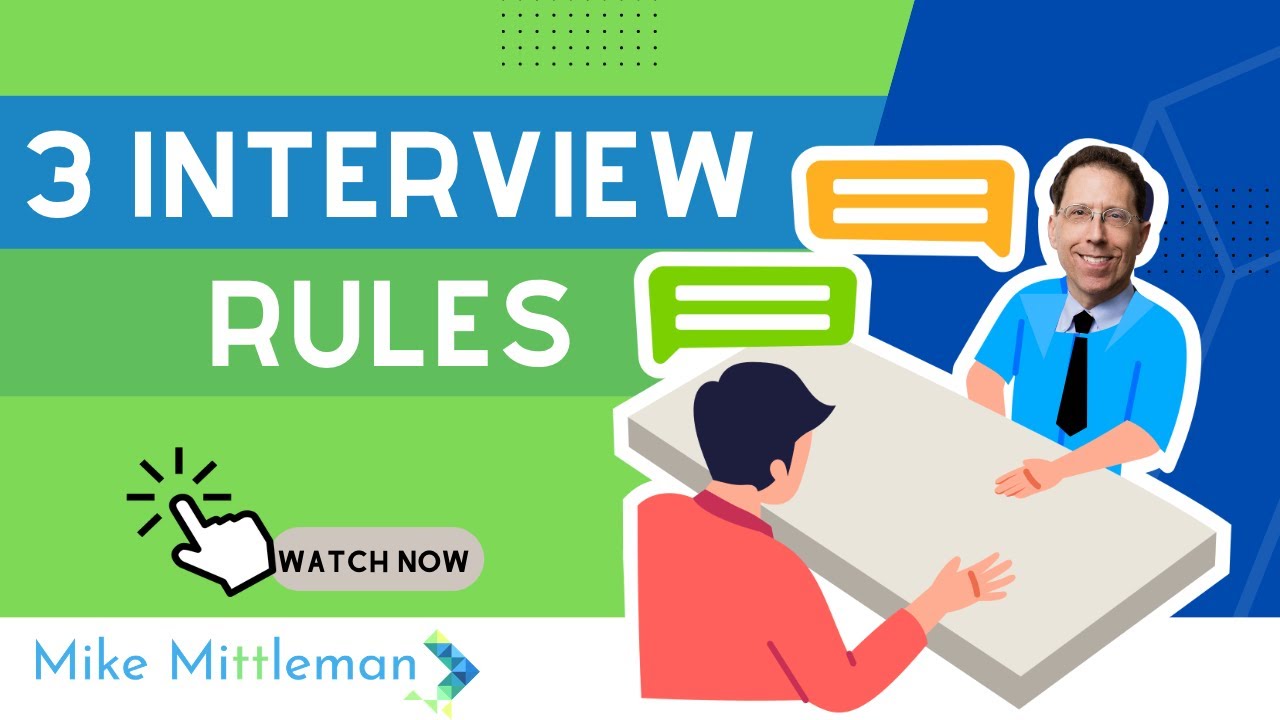 3 Quick Interview Rules to Smooth Your Job Search: Did you know you can ...