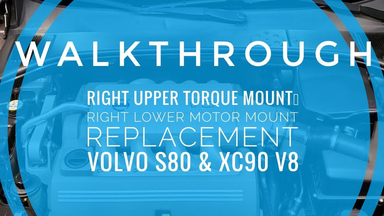 VOLVO S80/XC90 4.4L V8 UPPER TORQUE MOUNT & RIGHT LOWER MOTOR MOUNT ...
