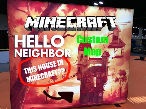 Minecraft Hello Neighbor Custom Map Overview Full Walkthrough - YouTube