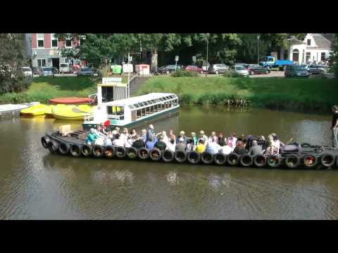 Gilde Zwolle boottocht met Will de Wit die "De wilde deerne van ...
