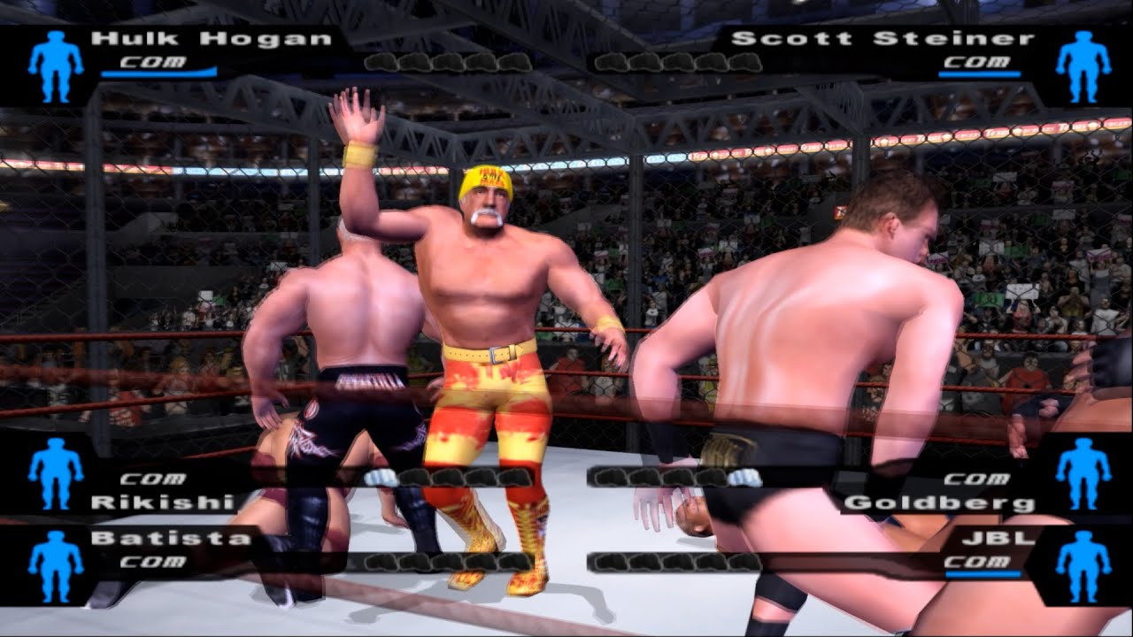Hell In A Cell Armageddon | Hulk Hogan Vs Scott Steiner Vs Rikishi Vs ...