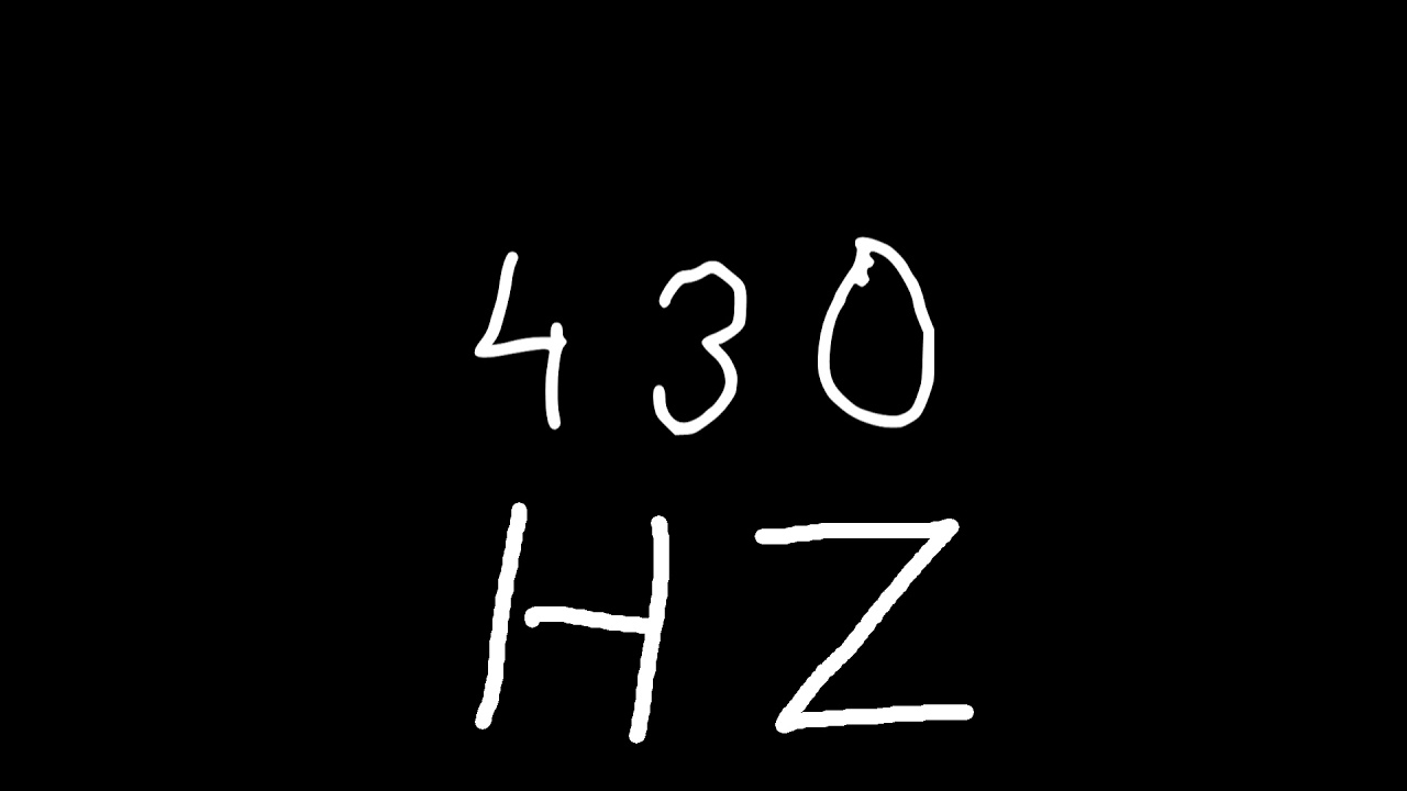 430 Hz YouTube