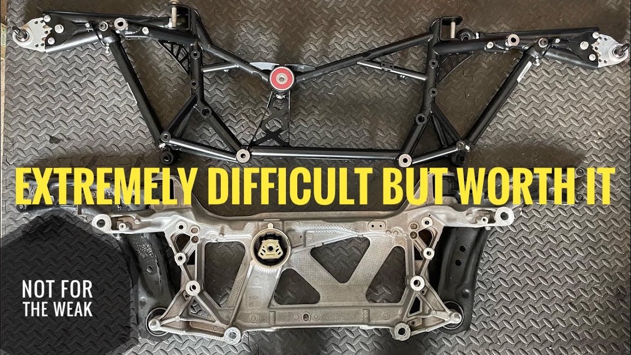 Verkline tubular front subframe & control arms install! For all MQB ...