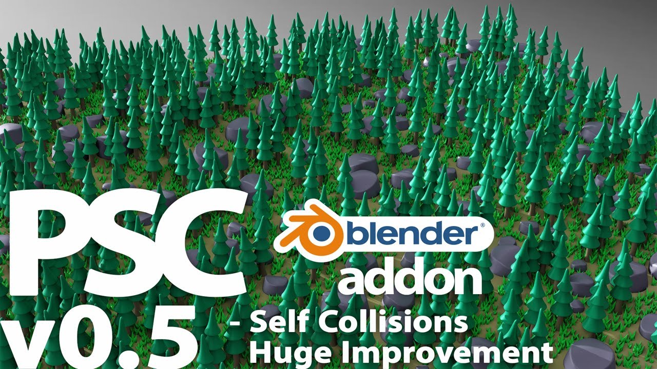 Particle Systems Collider - Blender 2.8+ Addon - Self Collisions ...