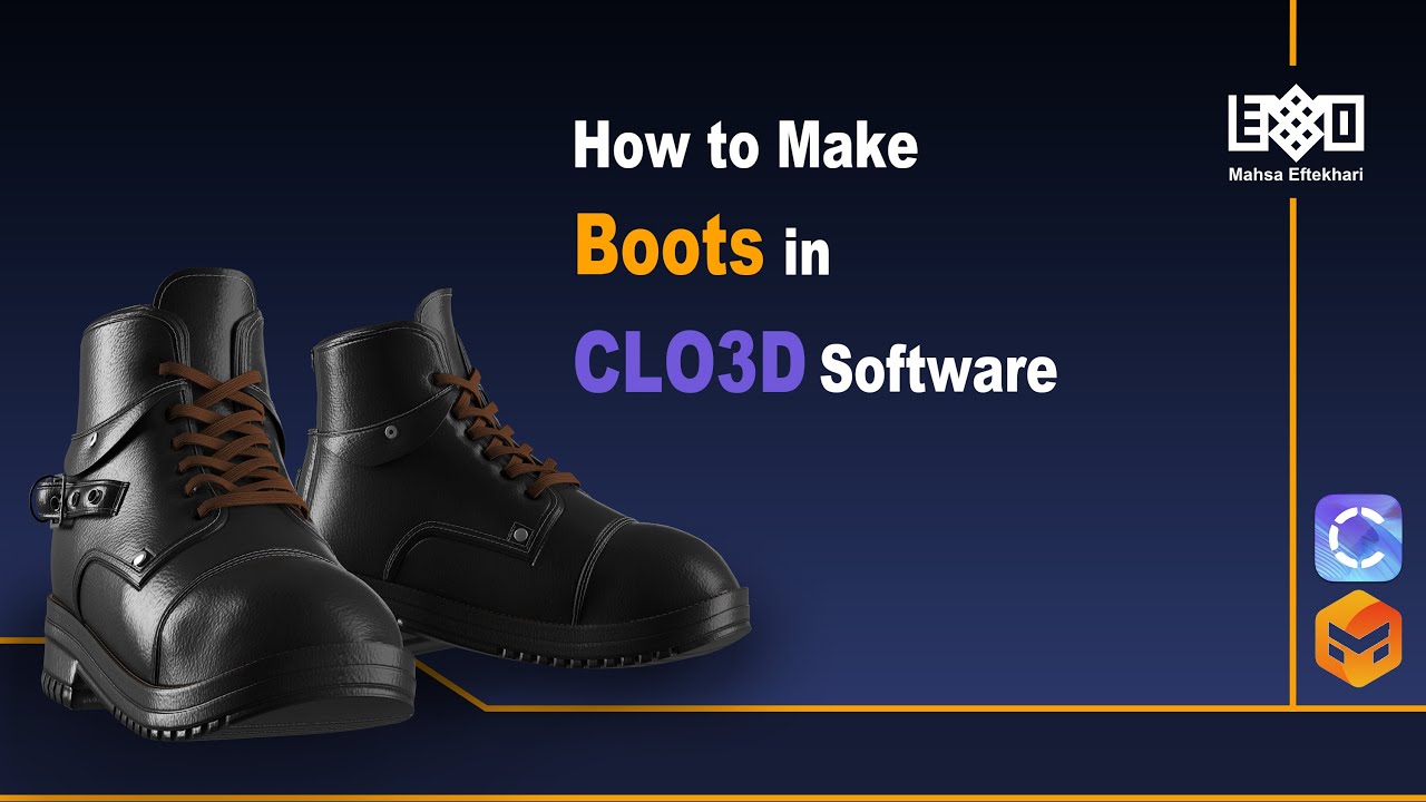 How to Make Boots in CLO3D - YouTube