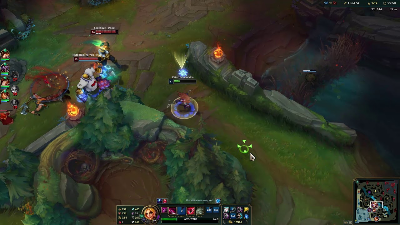 Very close Kat escape: League of Legends - YouTube