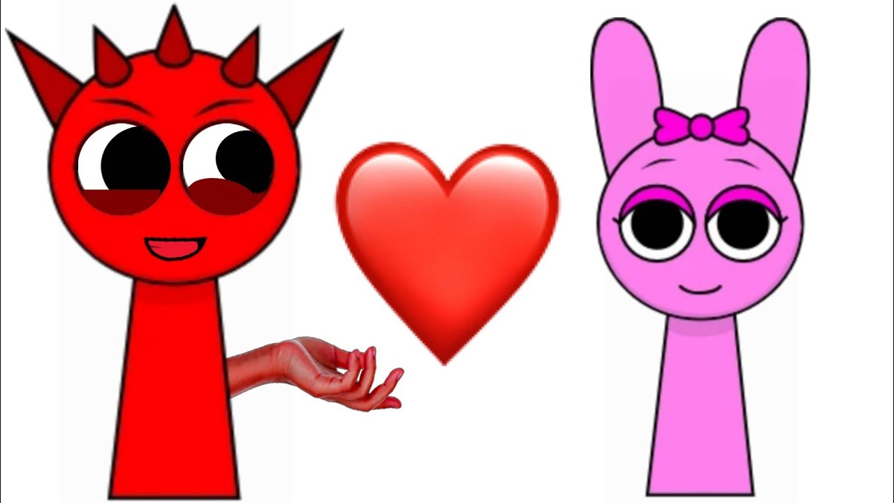 How To Draw Incredibox Sprunki Couple Love Story Part 1 - YouTube