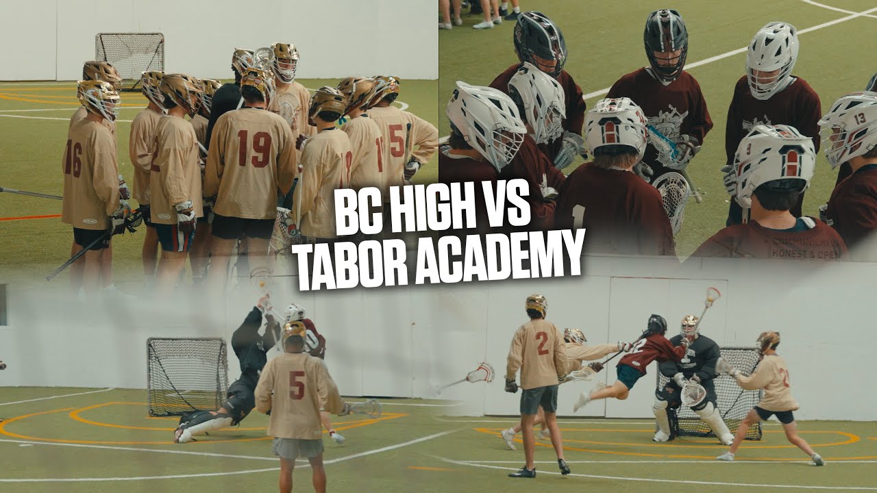 BC High Versus Tabor Academy box lacrosse championship game highlights ...