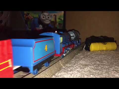 Respect for Gordon Trackmaster Railways Crash Scene - YouTube