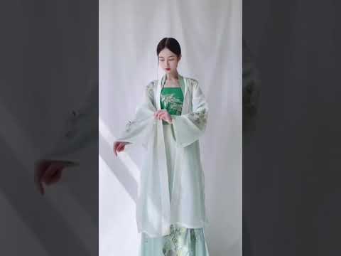 Chinese traditional clothes, hanfu.