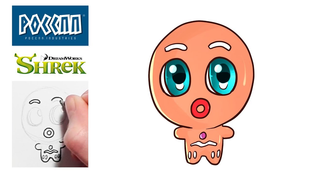 Cómo dibujar a Jengi Chibi (Shrek) - YouTube