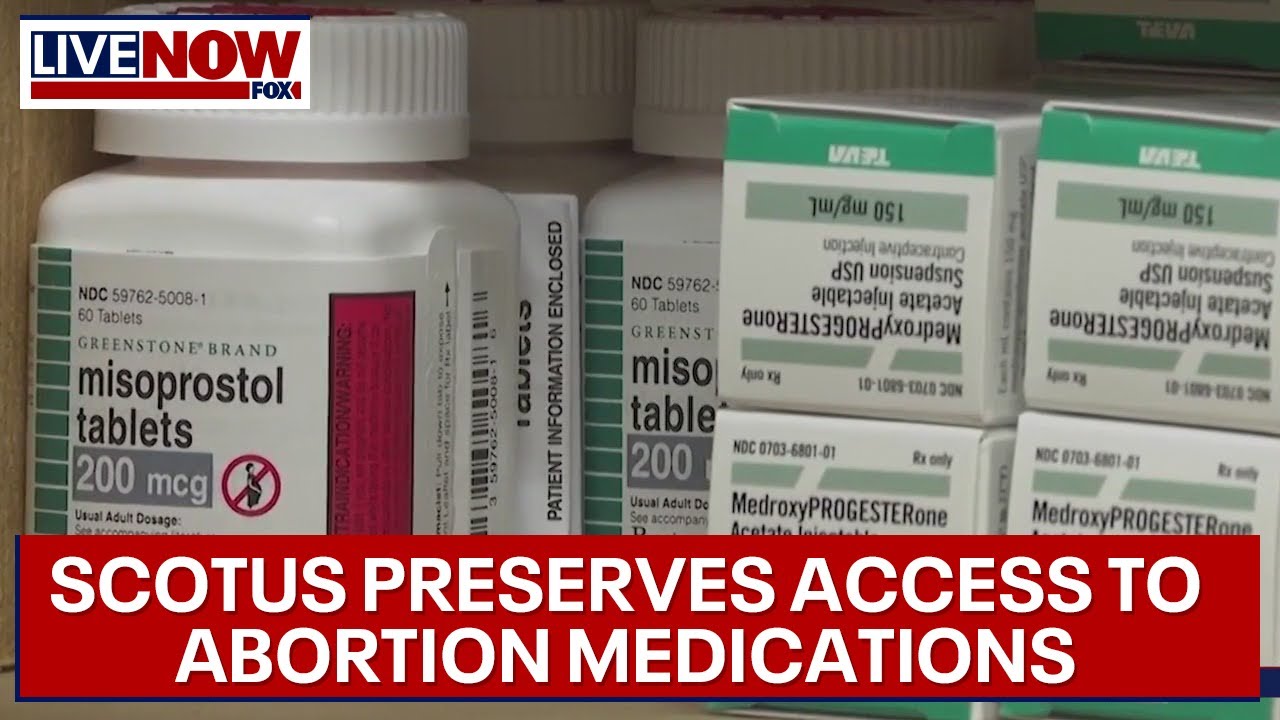 SCOTUS upholds broad access to abortion medication | LiveNOW from FOX ...