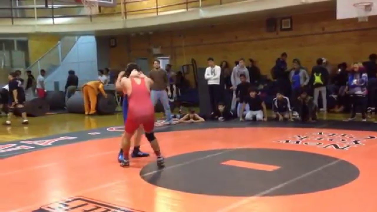 Randy - DeWitt Clinton wrestling tournament finals 2015 - YouTube