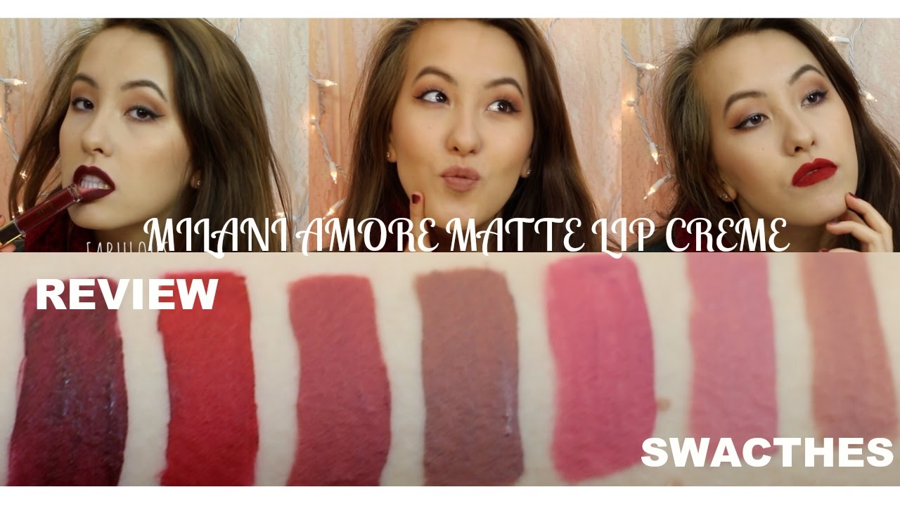 NEW MILANI AMORE MATTE LIP CREMES - YouTube