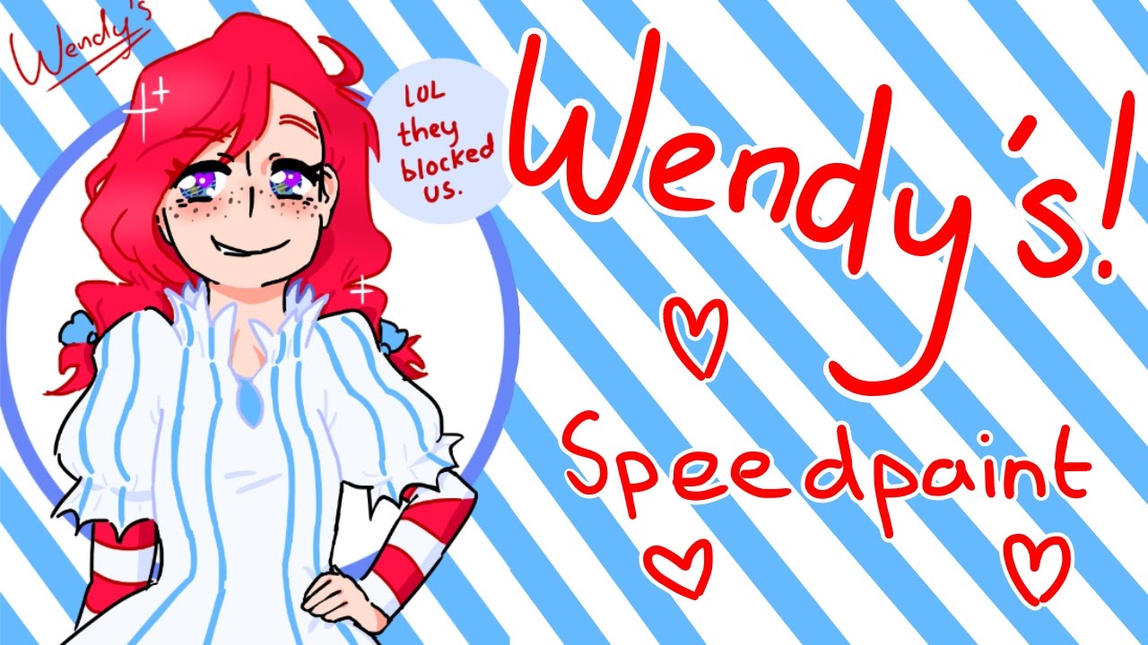 Wendy's Speed paint - My first speed paint - YouTube