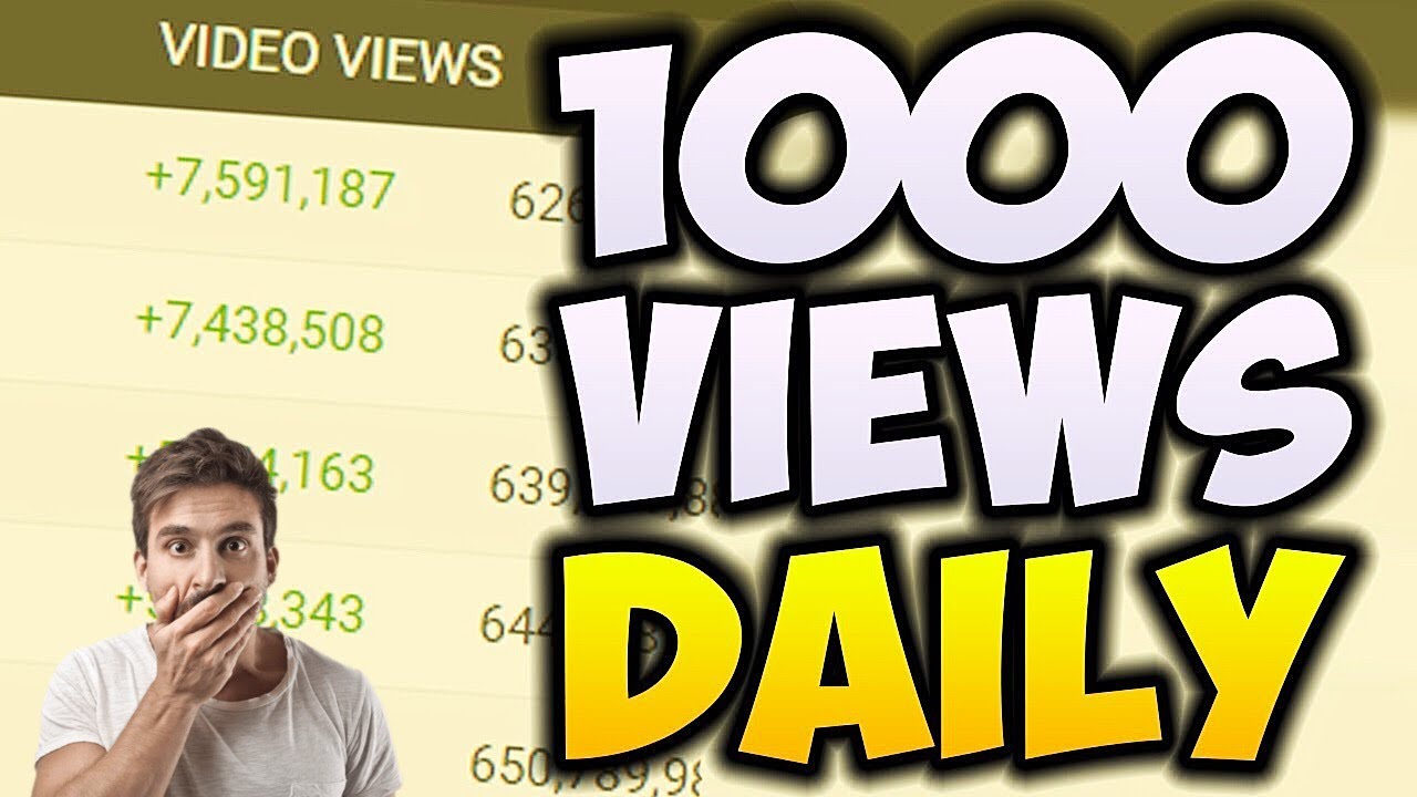 HOW TO GAIN 1000 VIEWS DAILY (IN 2020)💯 - YouTube