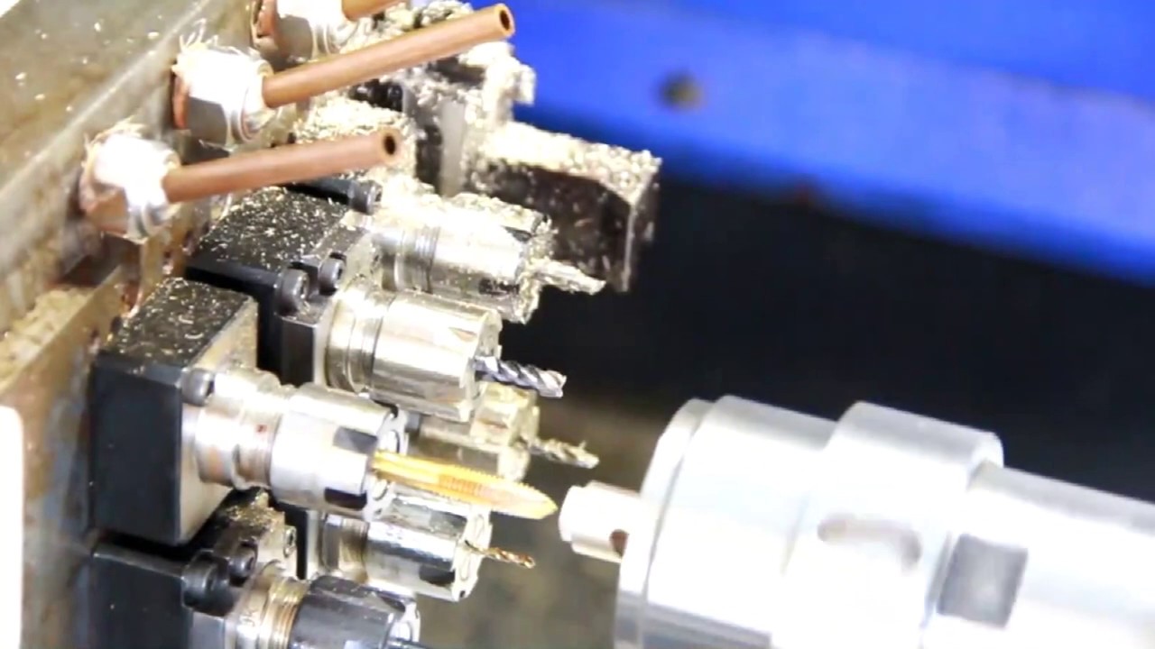Side Power Head Swiss Machining S shaped Groove - YouTube