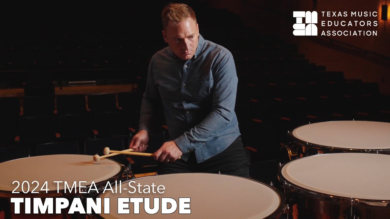 Vic Firth Artist Performance | TMEA 2024-25 All State Percussion Audition Etude: Timpani - YouTube