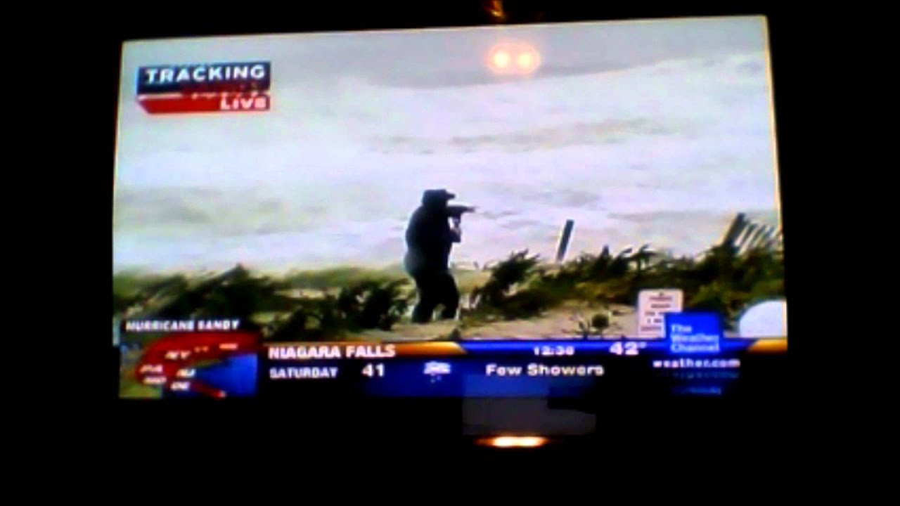 Hurricane Sandy Causes Problems Weather Channel - YouTube