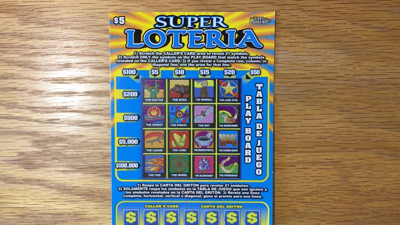1X Super Loteria - TX Lottery Scratch Off - YouTube