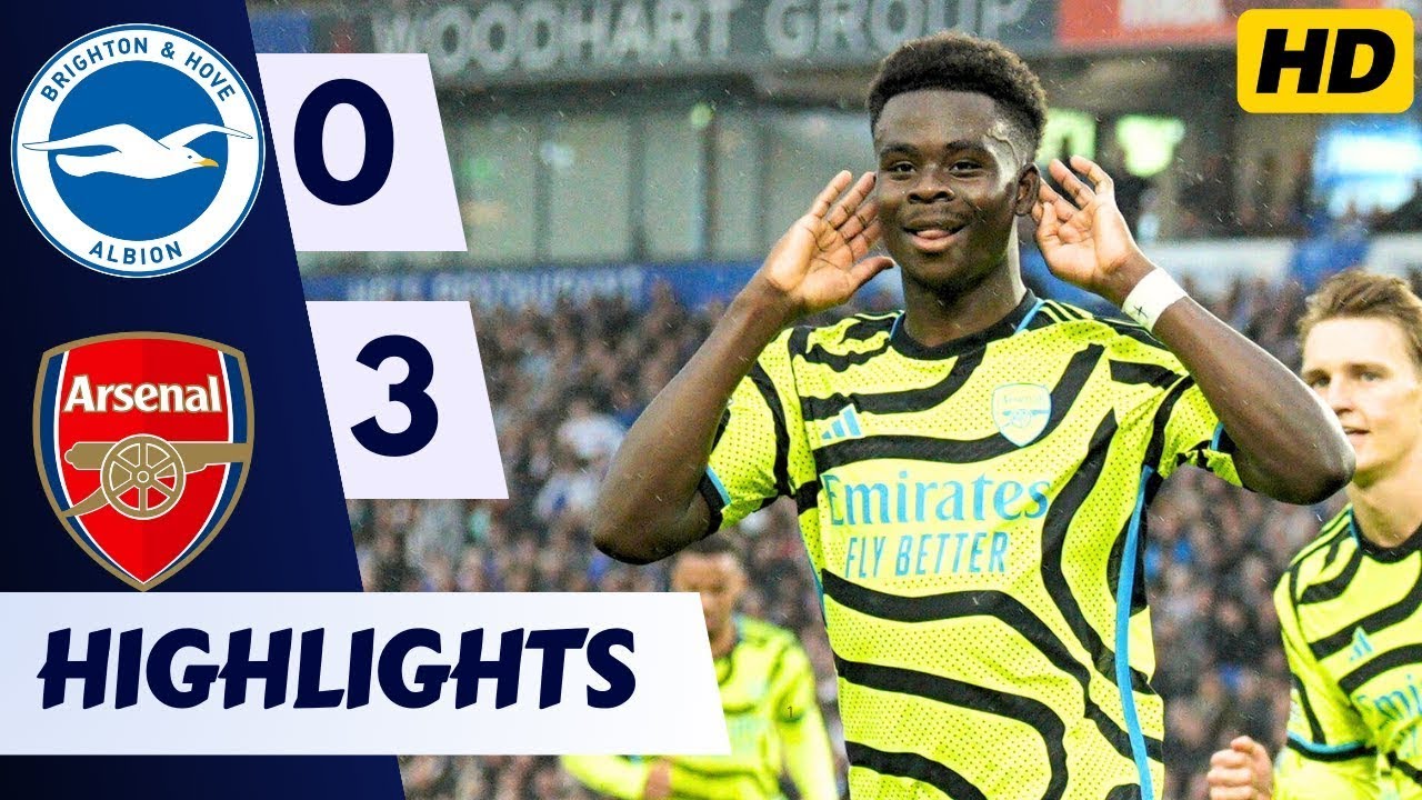 Brighton 0-3 Arsenal | Extended Highlights | Premier League 2023/24 # ...