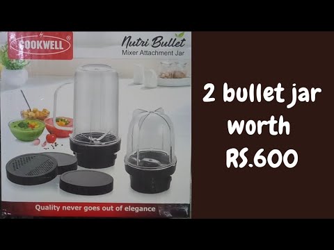 2 bullet jar at Rs.600🤩|Useful or not?Cookwell bullet jar demo/Hajira's ...