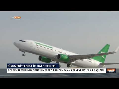 Türkmenistan Havayolları Kerki Uçuşlarına Başladı