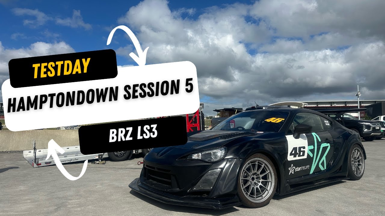 Shakedown at Hampton Down - BRZ - LS3 - 5th Session ( Turn on sub for ...