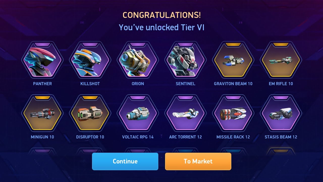 At Last Tier 6 Unlocked - Let's See What's There Inside - Mech Arena ...