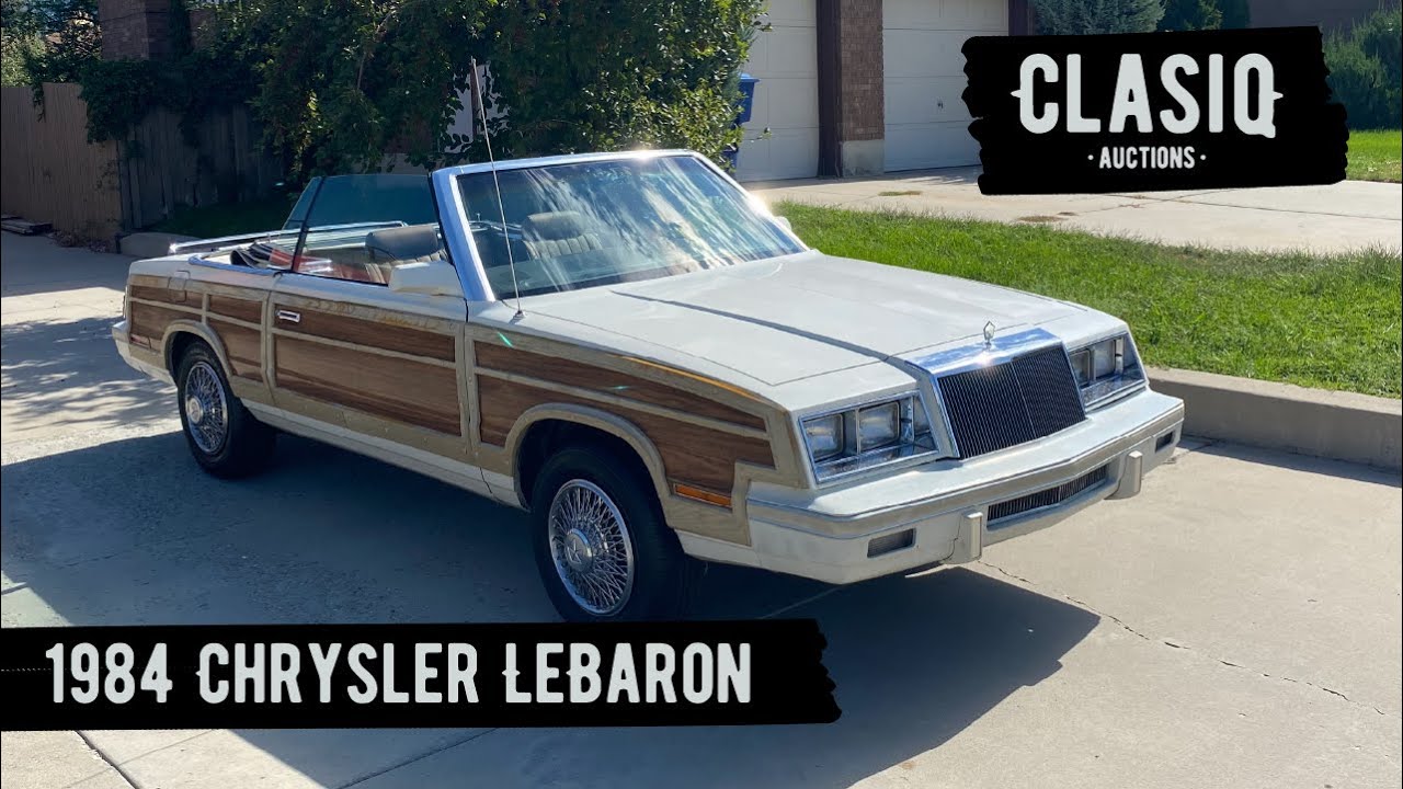 1984 Chrysler LeBaron Convertible Walk Around - YouTube