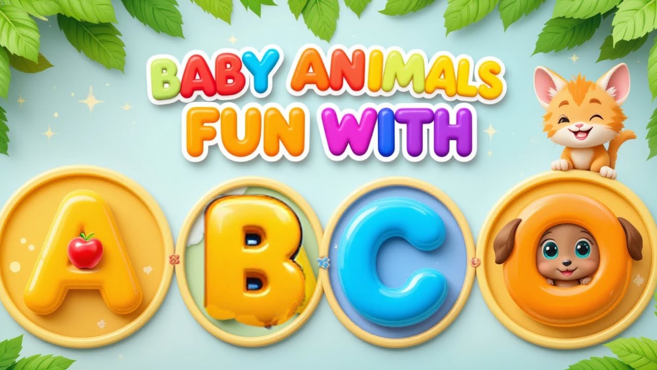 TOON BABY ANIMALS FUN WITH ABC Learning Song | FUN NURSERY RHYMES FOR LEARNING AND SINGING - YouTube