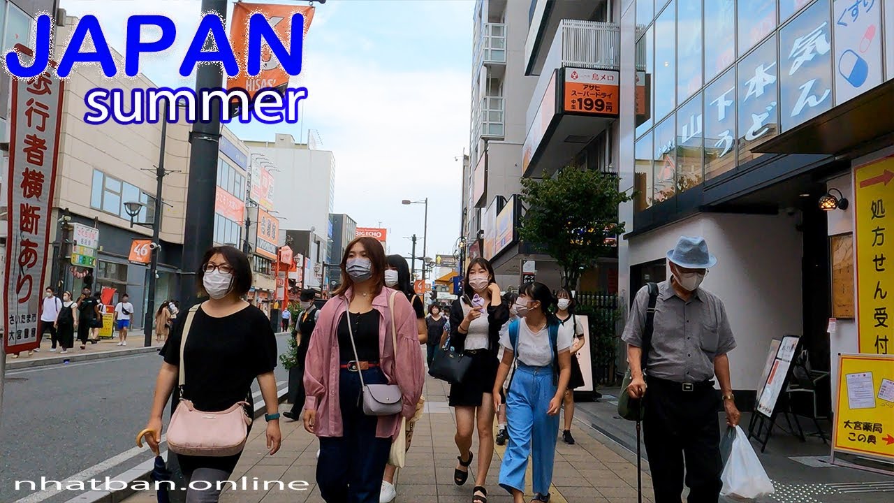 Japan Omiya city mid summer - 大宮 | 4K Japan Walk | #explorejapan #japan ...