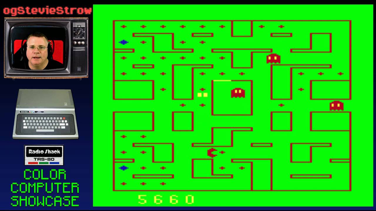 Ghost Gobbler - 1982 - TRS-80 Color Computer Game - YouTube