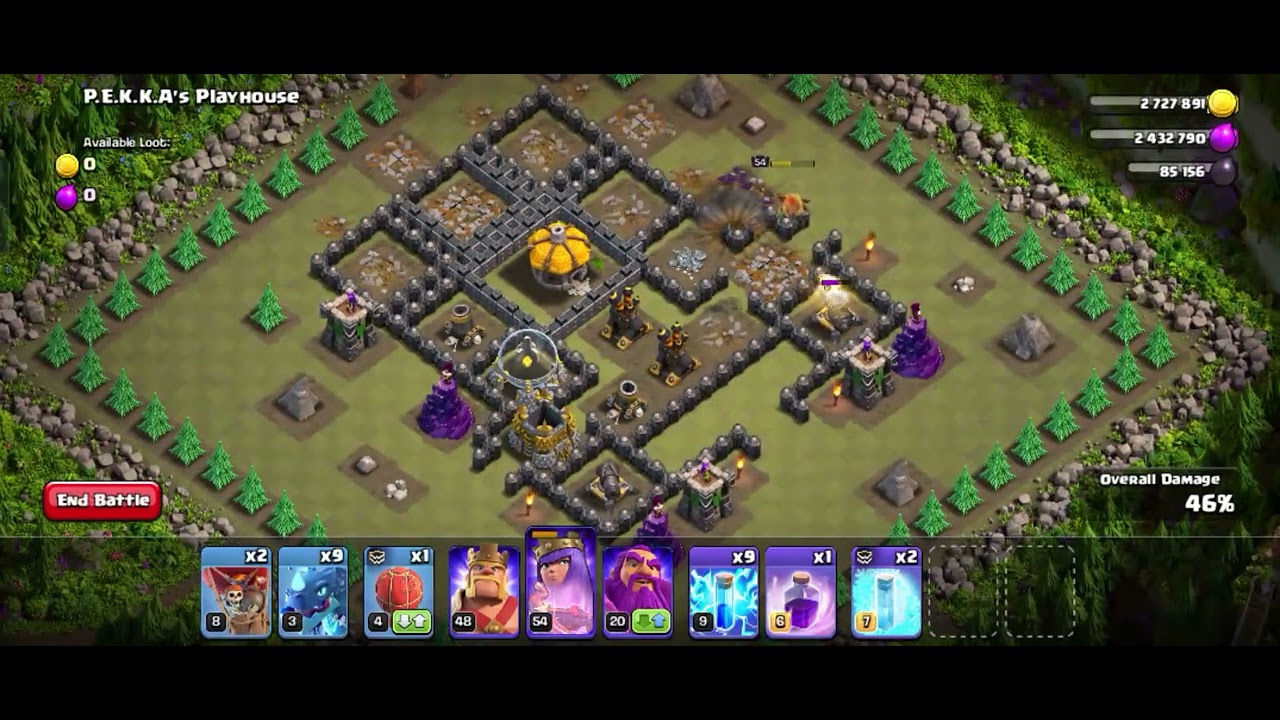 #clashofclans queen 👑 Bing Town hall - YouTube