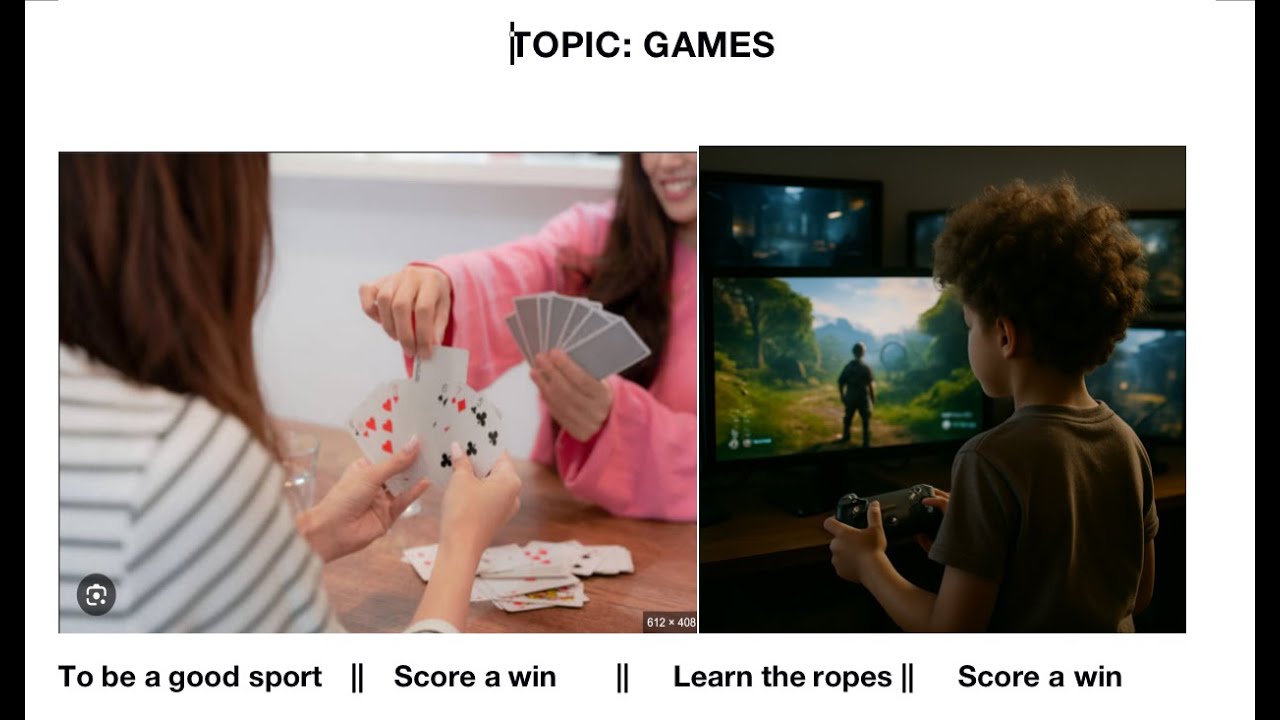 🎯 Must-Know Vocabulary for Topic "Games" + Some Exercises to Test Your ...