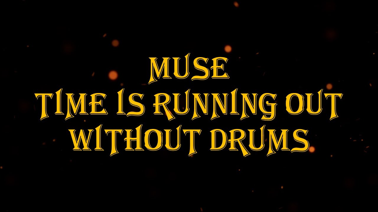 Muse - Time Is Running Out 118 bpm drumless - YouTube