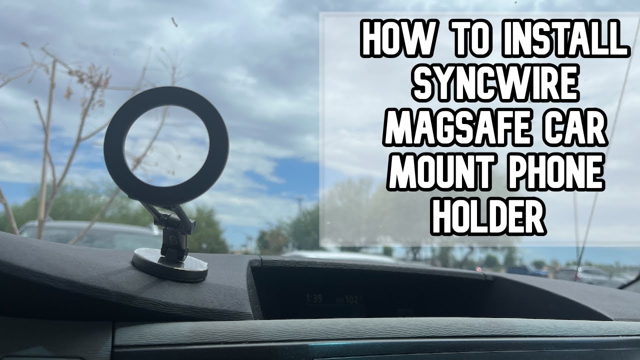 How to install Syncwire MagSafe car mount phone holder DIY video # ...