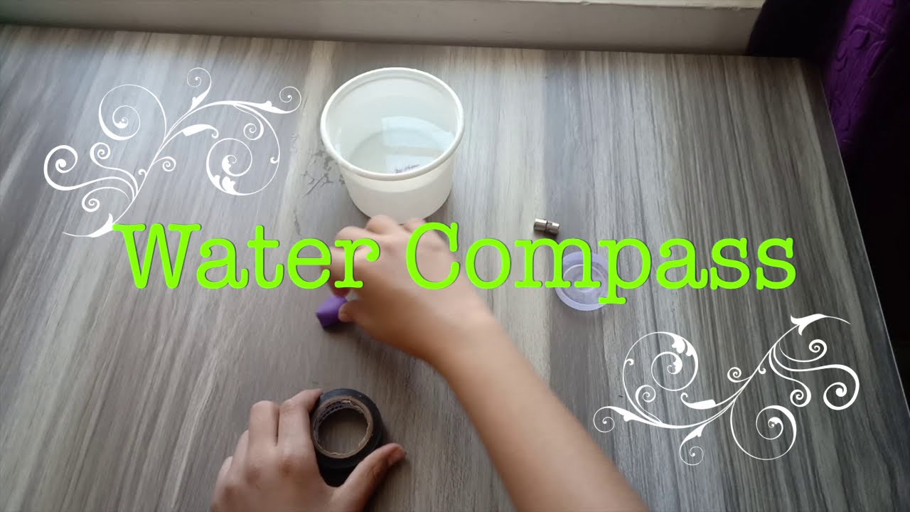 How to make a Water compass - YouTube
