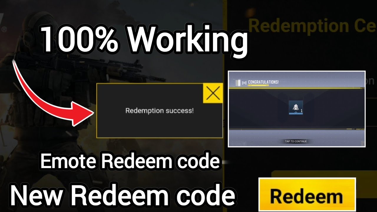New Emote Redeem code codm 2023 | Working Redeem code codm | cod Mobile ...